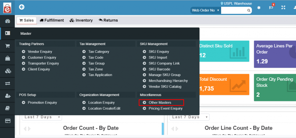 Vin eRetail : Master Data Setup – Vinculum Product Guide